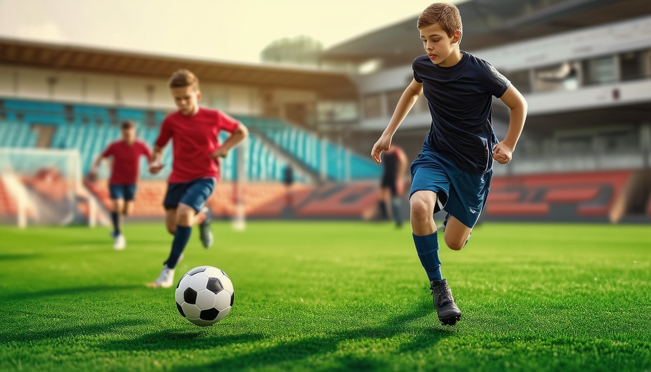 Entraînement de football - UB90